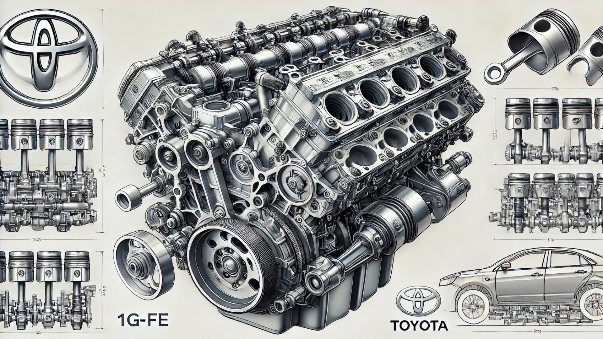 Toyota 1G-FE: Fiabilidade e Desempenho em Seis Cilindros